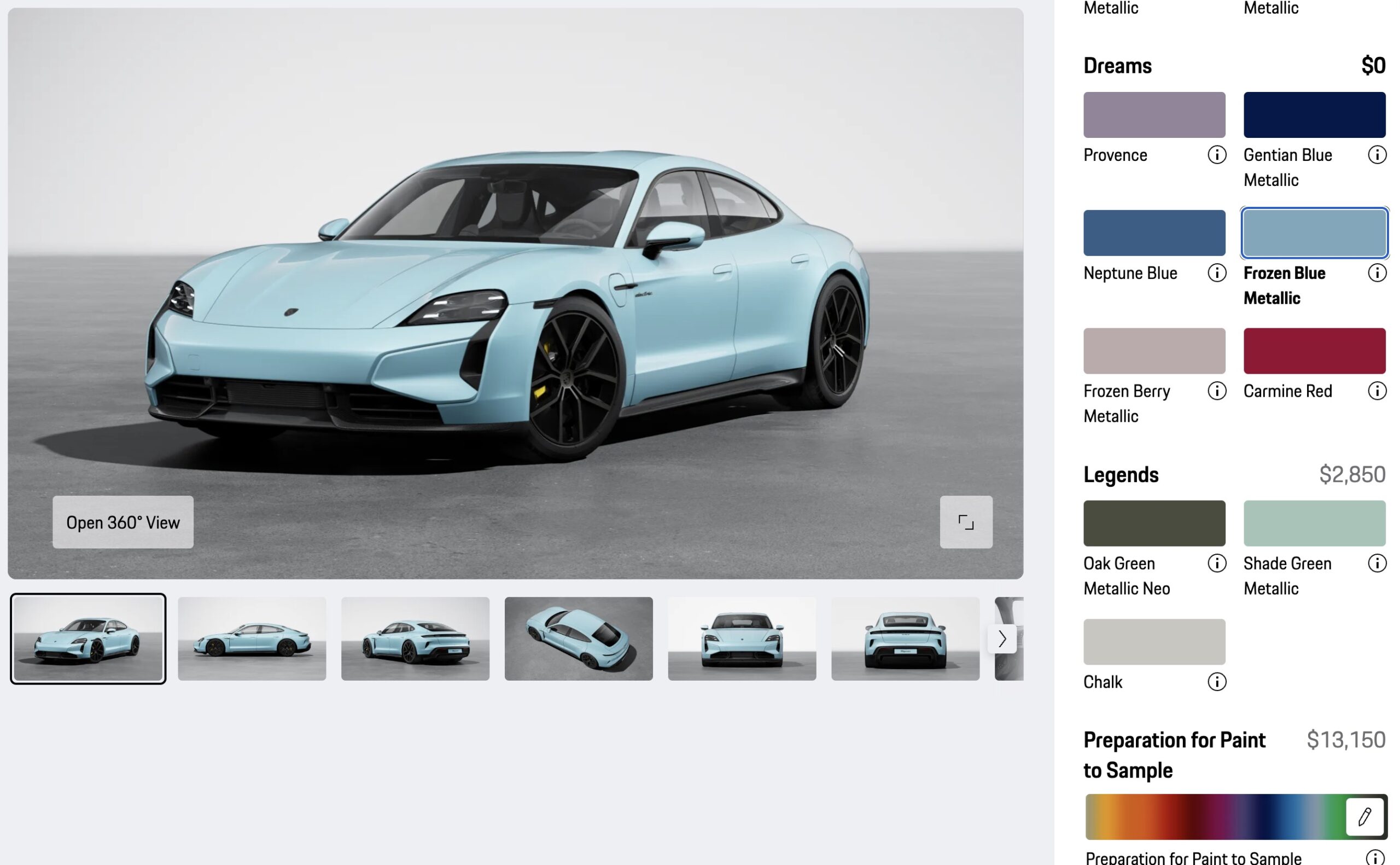2025 Taycan configurator now available! | TaycanForum -- Porsche Taycan Owners, News ...